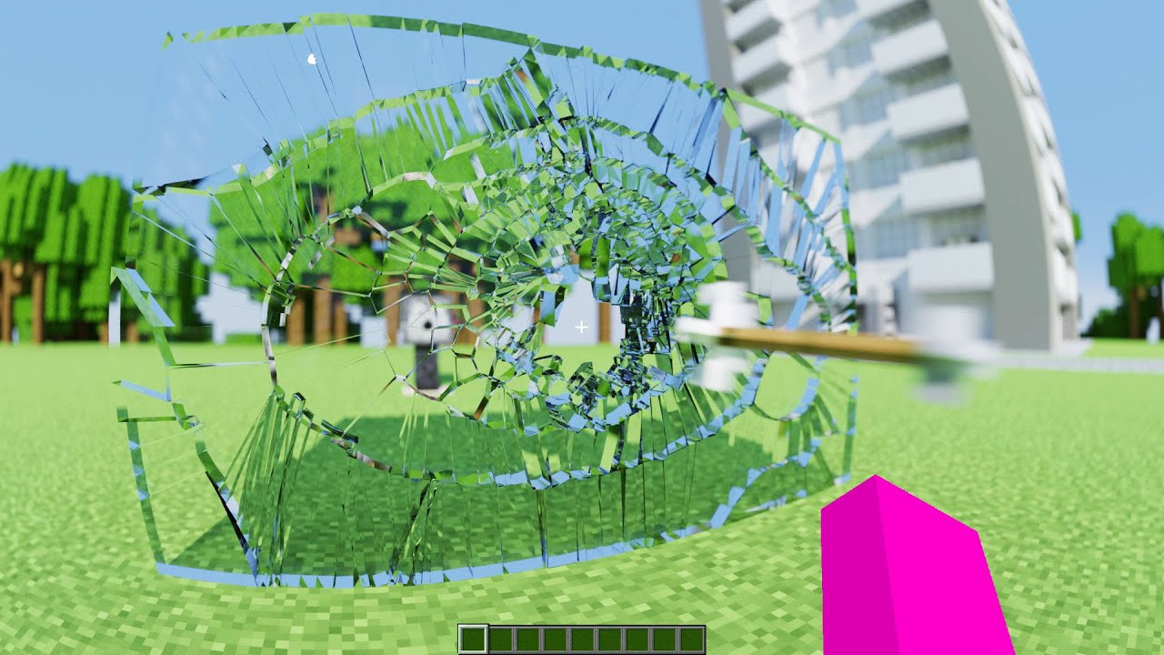 𝐭𝐨𝐨 𝐫𝐞𝐚𝐥𝐢𝐬𝐭𝐢𝐜 𝐠𝐥𝐚𝐬𝐬 𝐢𝐧 𝐦𝐢𝐧𝐞𝐜𝐫𝐚𝐟𝐭 - YouTube