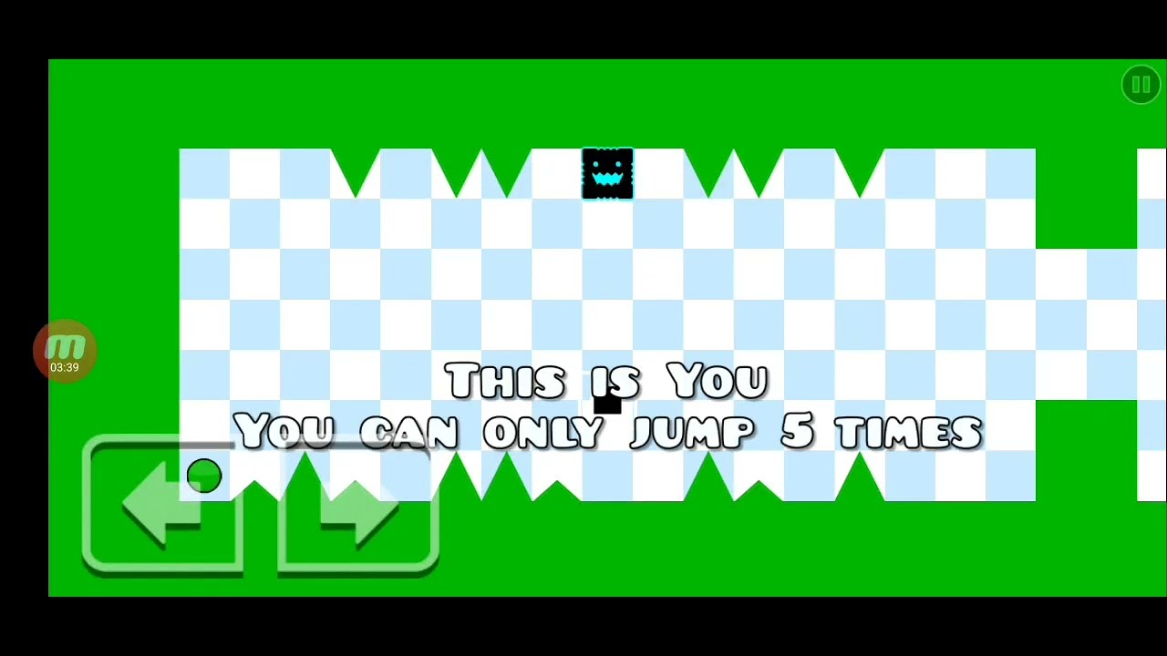 5 Jump Cube 1-3 (By me) in geometry dash - YouTube