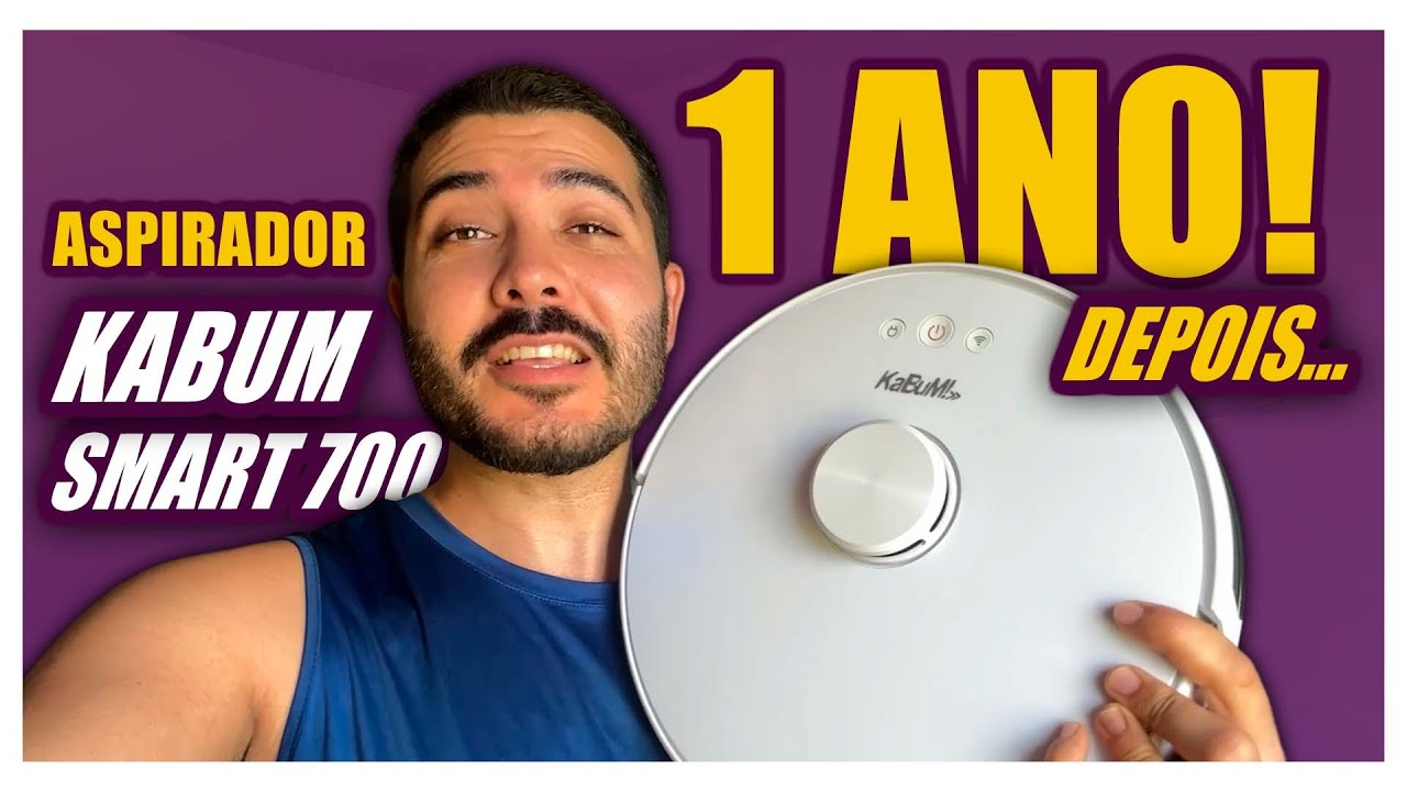 ROBO ASPIRADOR KABUM SMART 700! Quase 1 ano depois com o robo aspirador ...