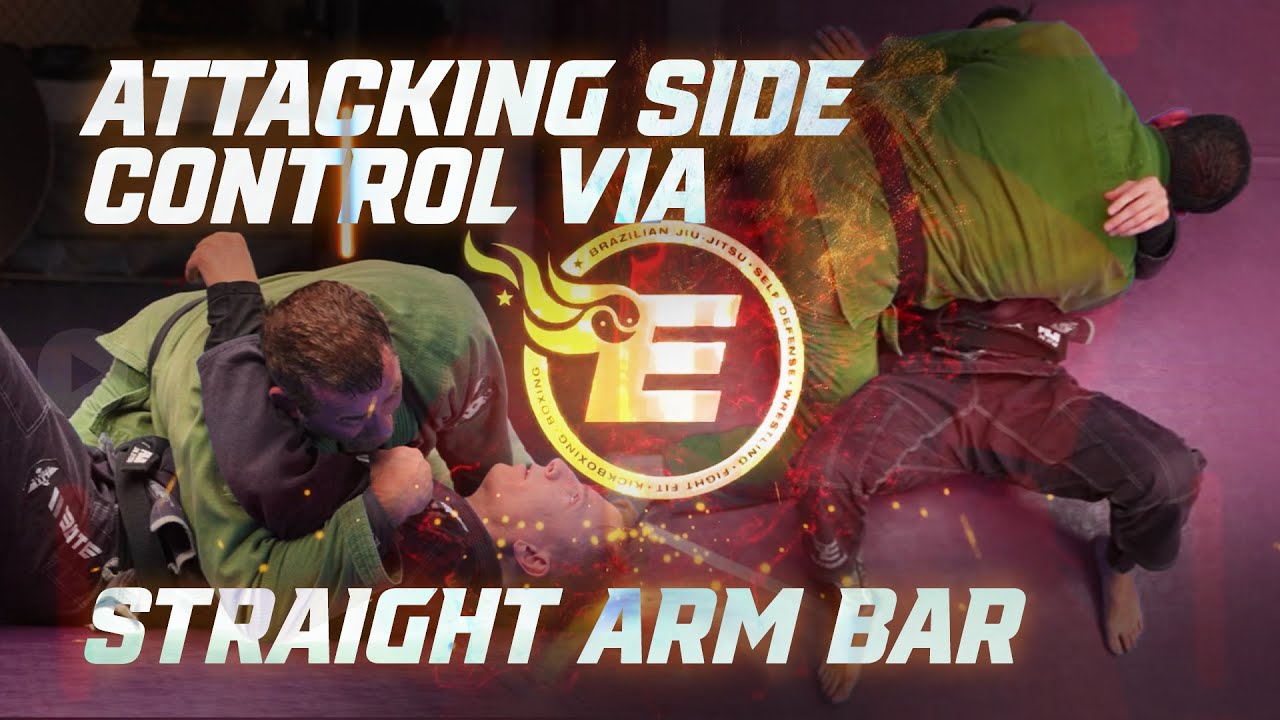 19 Attacking side control via straight arm bar - YouTube
