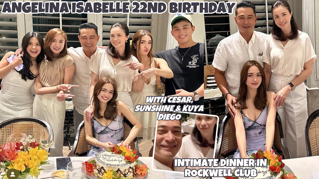 ANGELINA ISABELLE 22ND BIRTHDAY DINNER IN CHEF JESSY ROCKWELL CLUB WITH ...