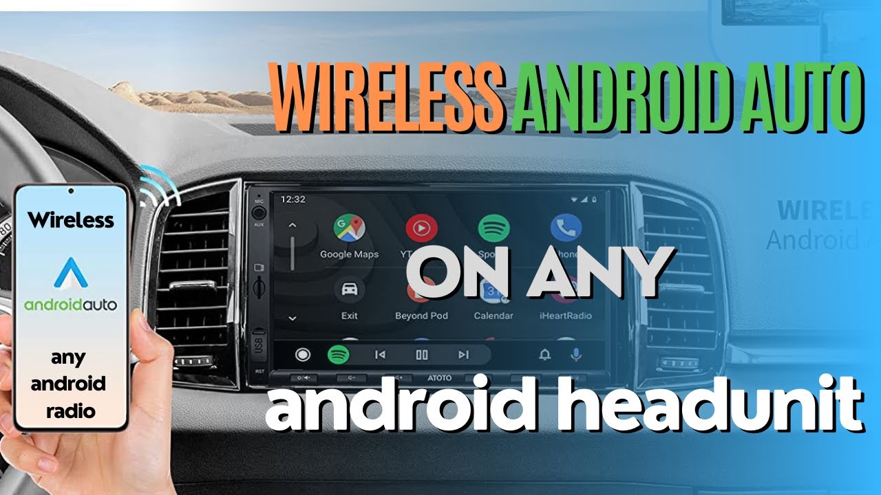 How To Use WIRELESS ANDROID AUTO On ANY Aftermarket Android Headunit