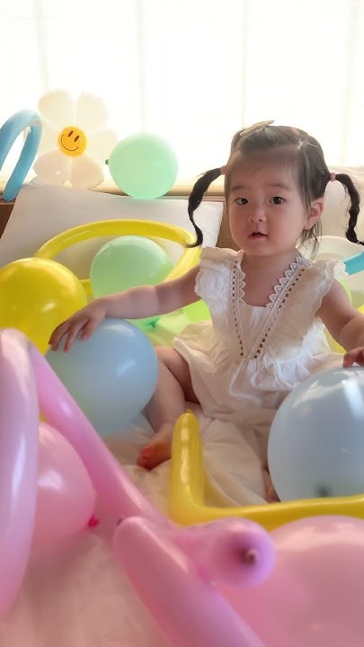 미리하는 두 돌 생일파티🎂🥳🩷💜🩵 Happybirthday Birthdayparty Youtube