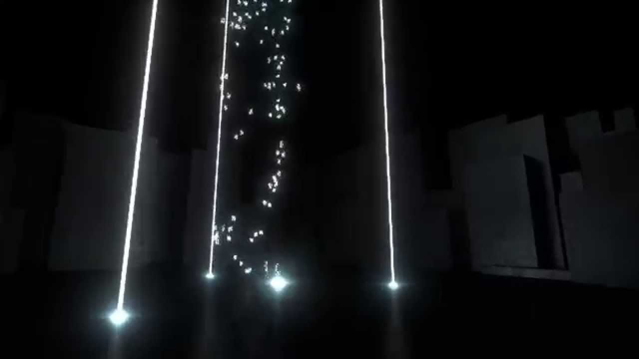 "Beacon" Particle Music Visualizer (Audiovis #2) - YouTube