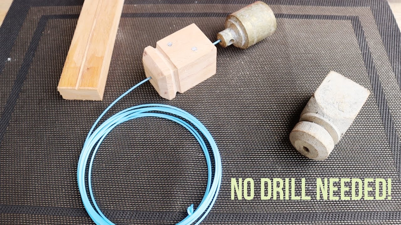 Quick & Easy Guide to Crafting a Wood Plumb Bob Without a Drill! - YouTube