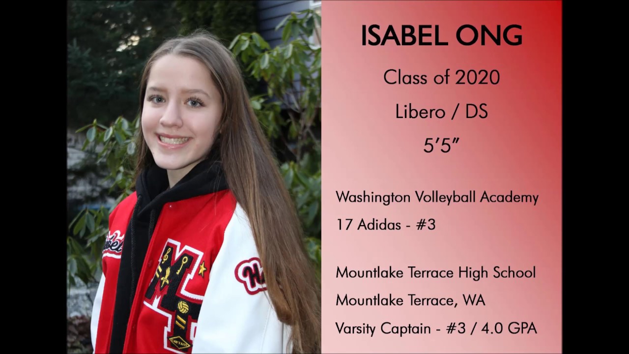 Isabel Ong Libero/DS Recruiting Video Class of 2020 - YouTube