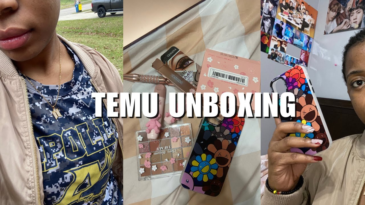 Temu unboxing // makeup // phone case - YouTube