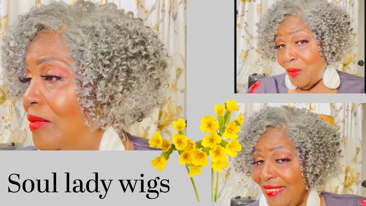 Jerry Curl Salt and Pepper Wig (discount code Speak15) | Soul Lady Wigs ...