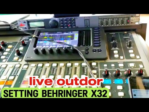 cara setting mixer behringer X32 mudah & simpel - YouTube