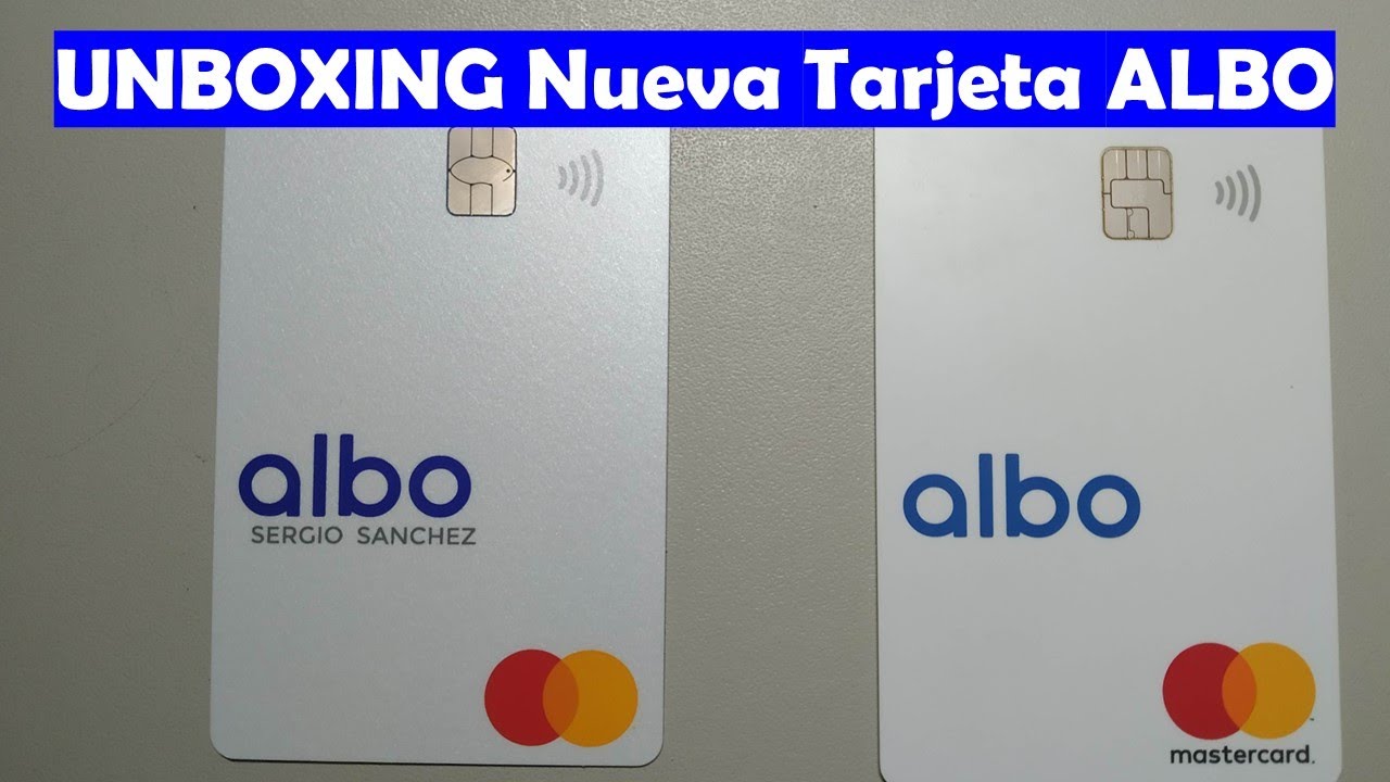 #Unboxing #NUEVA #Tarjeta #ALBO #MASTERCARD | ALBO Deja A #CACAOPAYCARD ...
