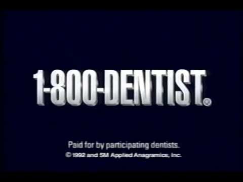 1-800-Dentist Commercial 1992 - YouTube