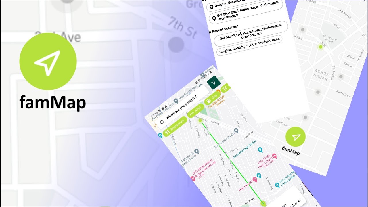 Google Maps Plateform Hackathon famMap Demo - YouTube