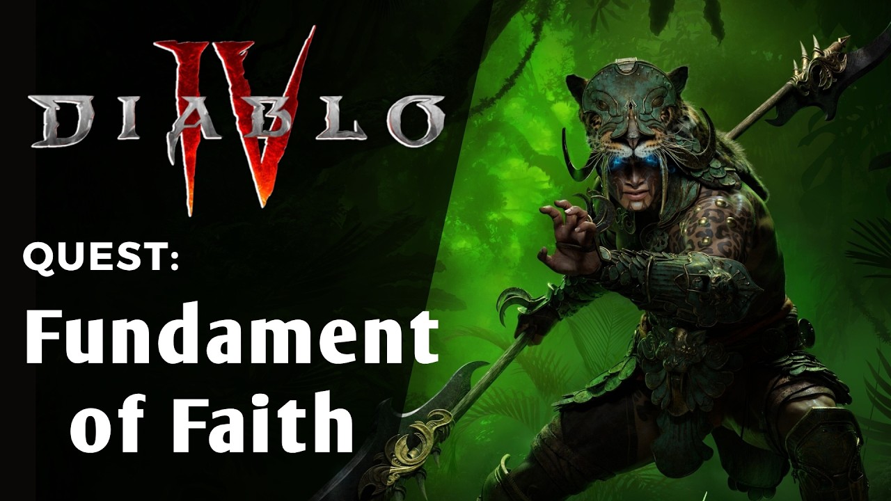 Diablo 4 Quest - Fundament of Faith - YouTube