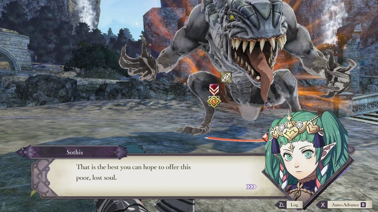 Fire Emblem: Three Houses - Byleth & Sothis Vs Demonic Beast Unique ...
