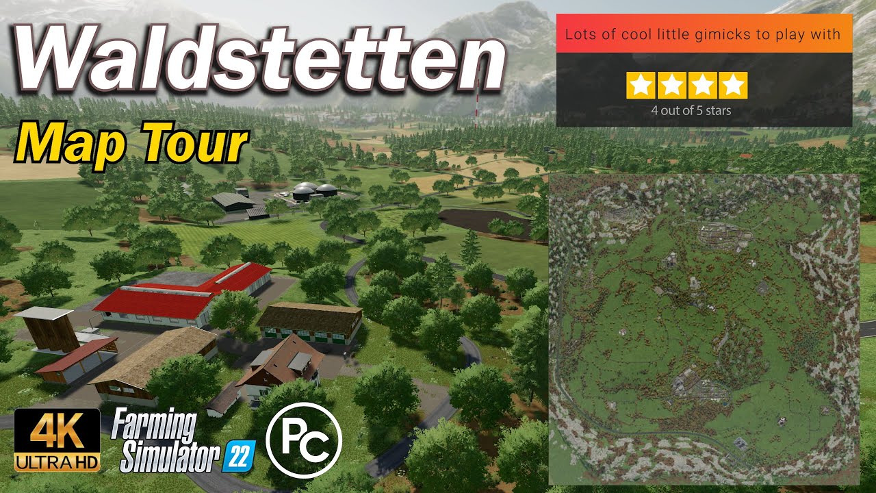 Waldstetten | Map Review | Farming Simulator 22 - YouTube