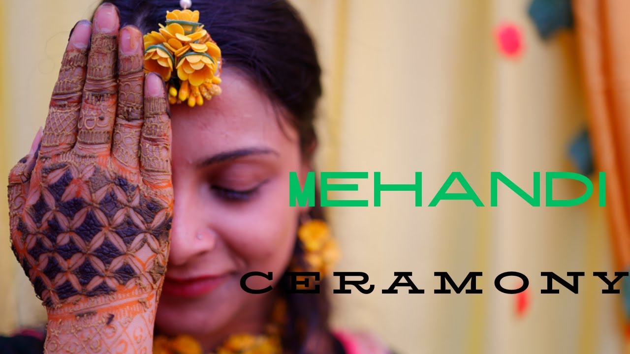 Neha Weds Vinod : Mehandi, Chak & Bhaat - YouTube