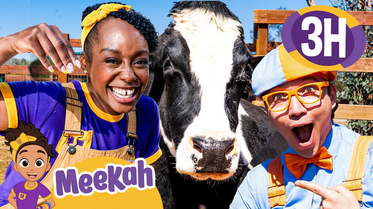 Blippi and Meekah's BEST Animal Adventures! | Educational Videos for ...