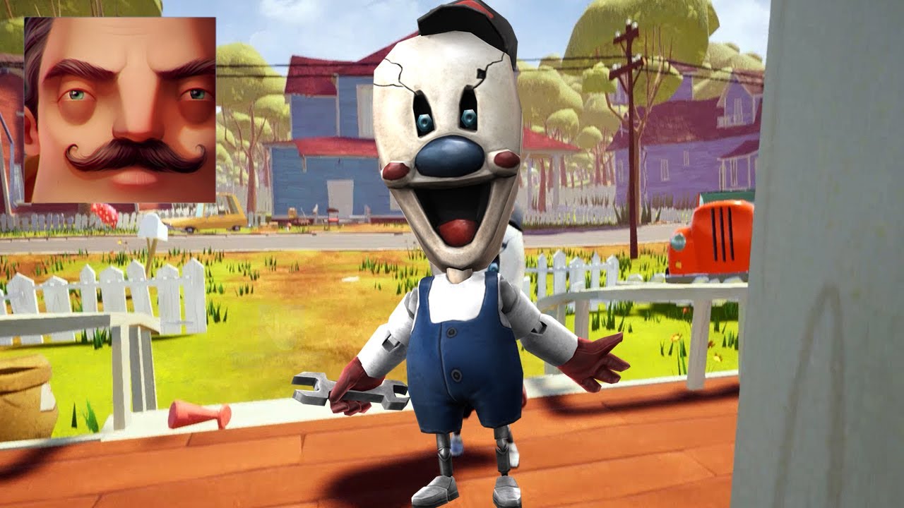 Hello Neighbor - New Neighbor Ice Scream 5 Mini Rod Mechanic Act 1 ...