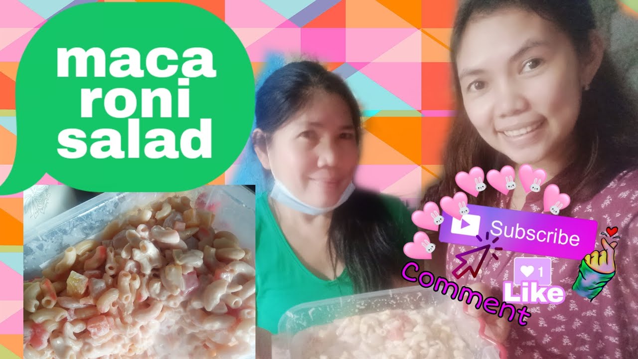 how to make a macaroni salad/lily barro - YouTube