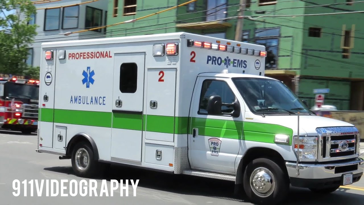 Professional EMS Ambulance 2 Responding - YouTube