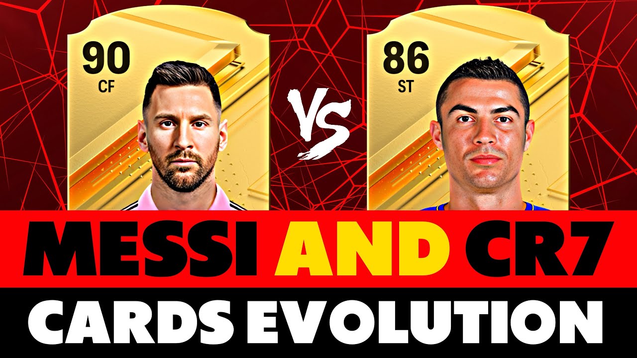 MESSI vs RONALDO CARDS EVOLUTION! 🐐🔥 FIFA 07 — EAFC 24 - YouTube