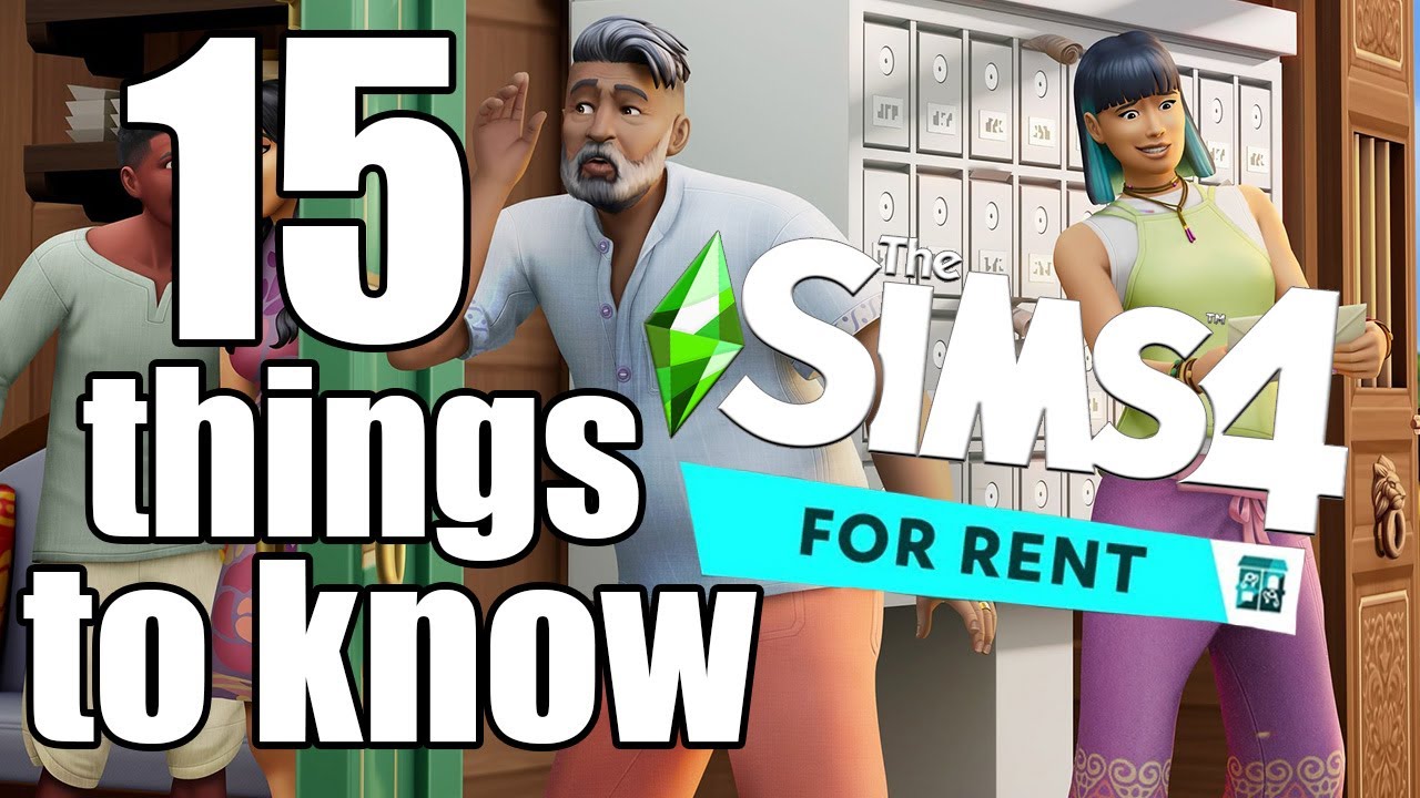 15 Things to Know about the Sims 4 For Rent Expansion Pack - YouTube