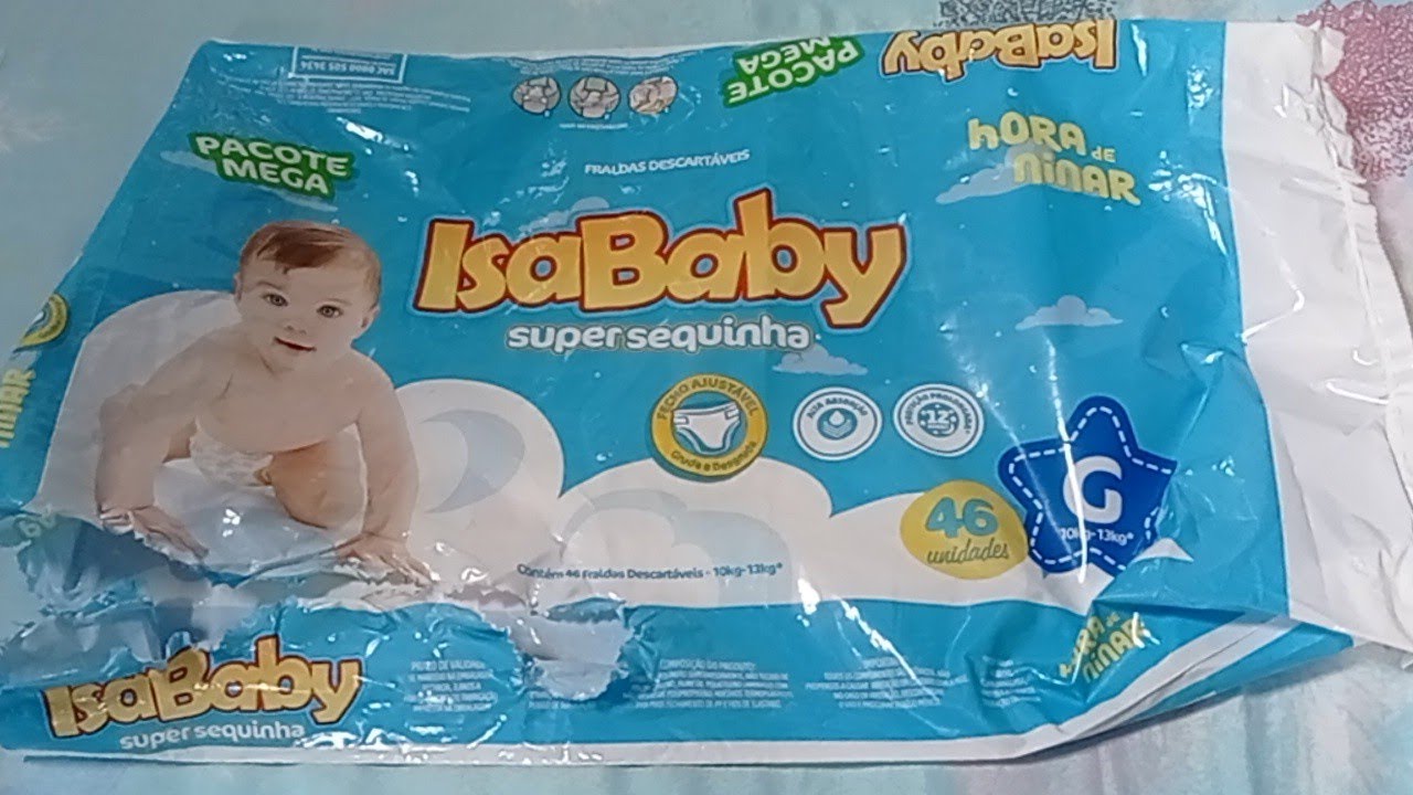 FRALDA ISABABY SUPER SEQUINHA/ Hora de Ninar. - YouTube
