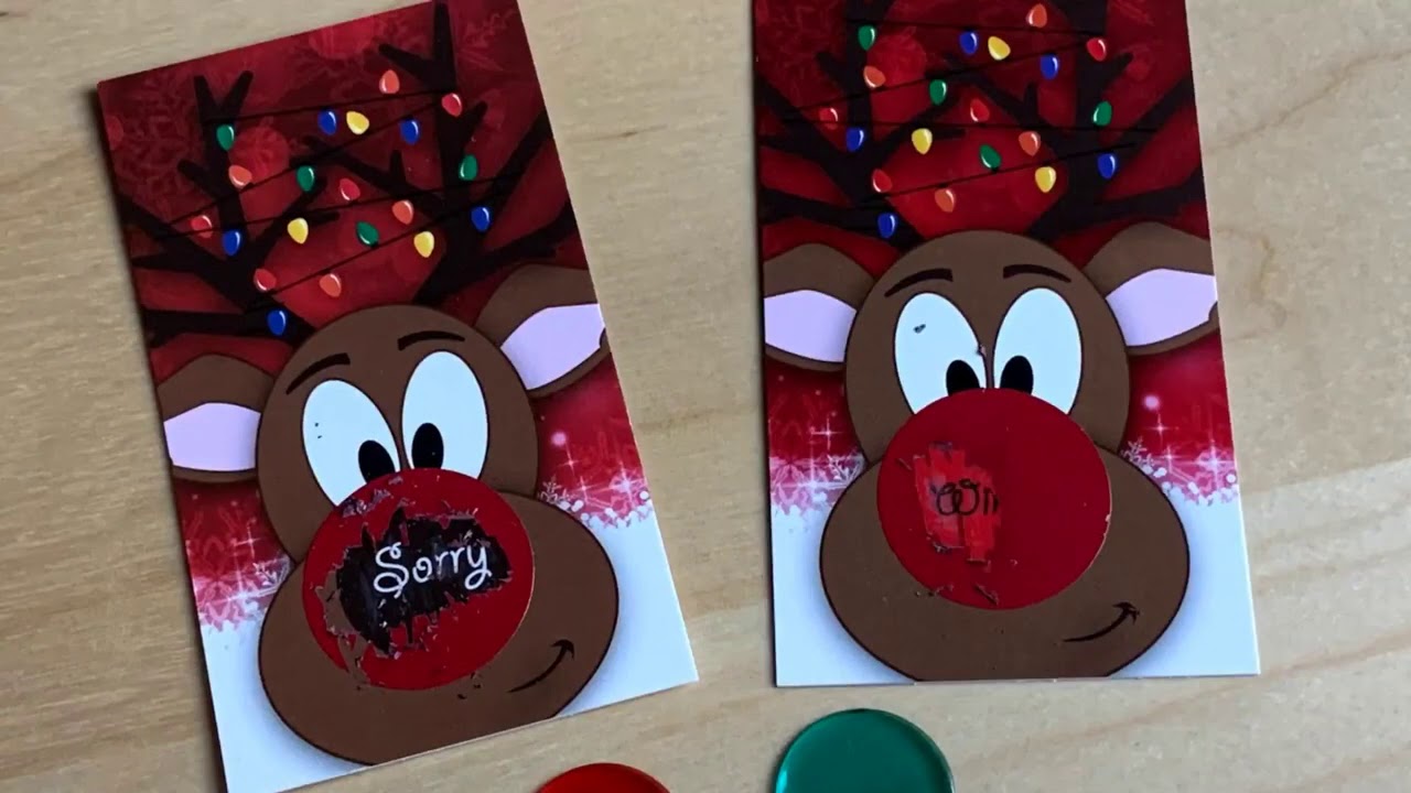 Rudolph the Red Nosed Reindeer Scratch Off Games Animation - YouTube