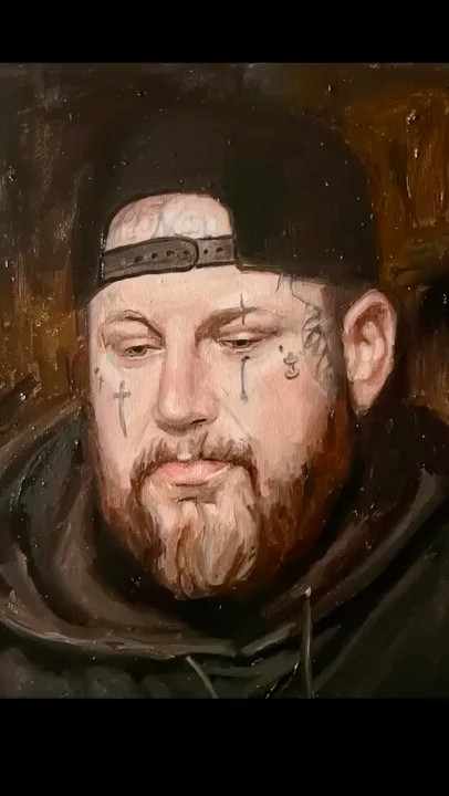 Jelly Roll Head Study #jellyroll #portraitpainting #oilpainting # ...