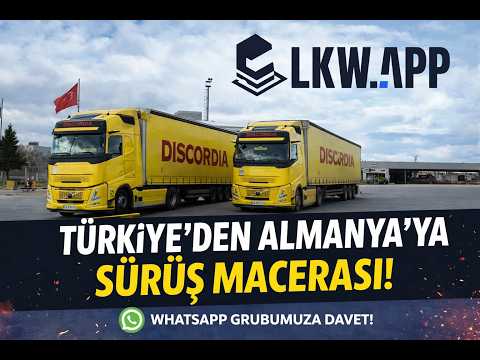Türkiye’den Almanya’ya Tır Yolculuğu 🇹🇷➡️🇩🇪 | Hamzabeyli’den Köln’e | LKW.APP ile Tır Hayatı