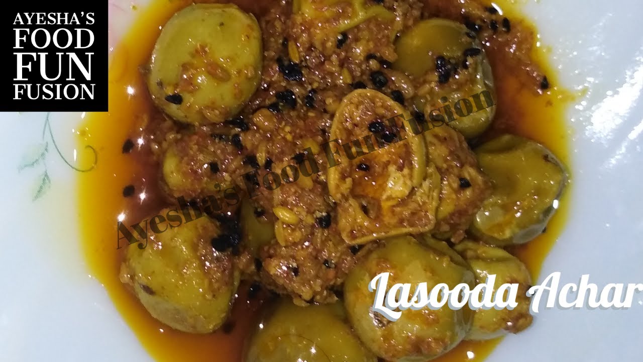 Lasoda ka Achar | Lasoda Pickles recipe | Lasoda Achar by Ayesha's Food ...