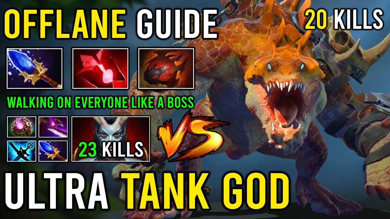 Amazing Pro Battle| Ultra Tank God Max Slotted Offlane Primal Beast ...