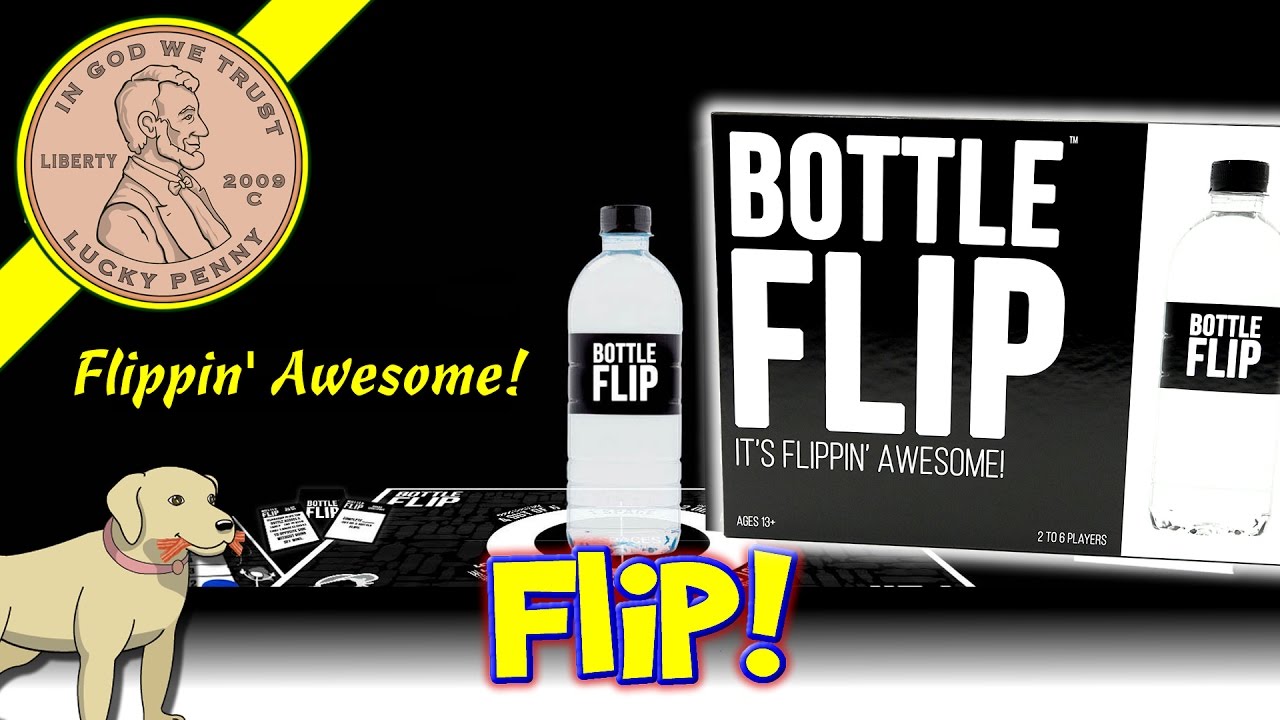 How To Play The Game Bottle Flip Board Game - Butch And I Flip For This ...