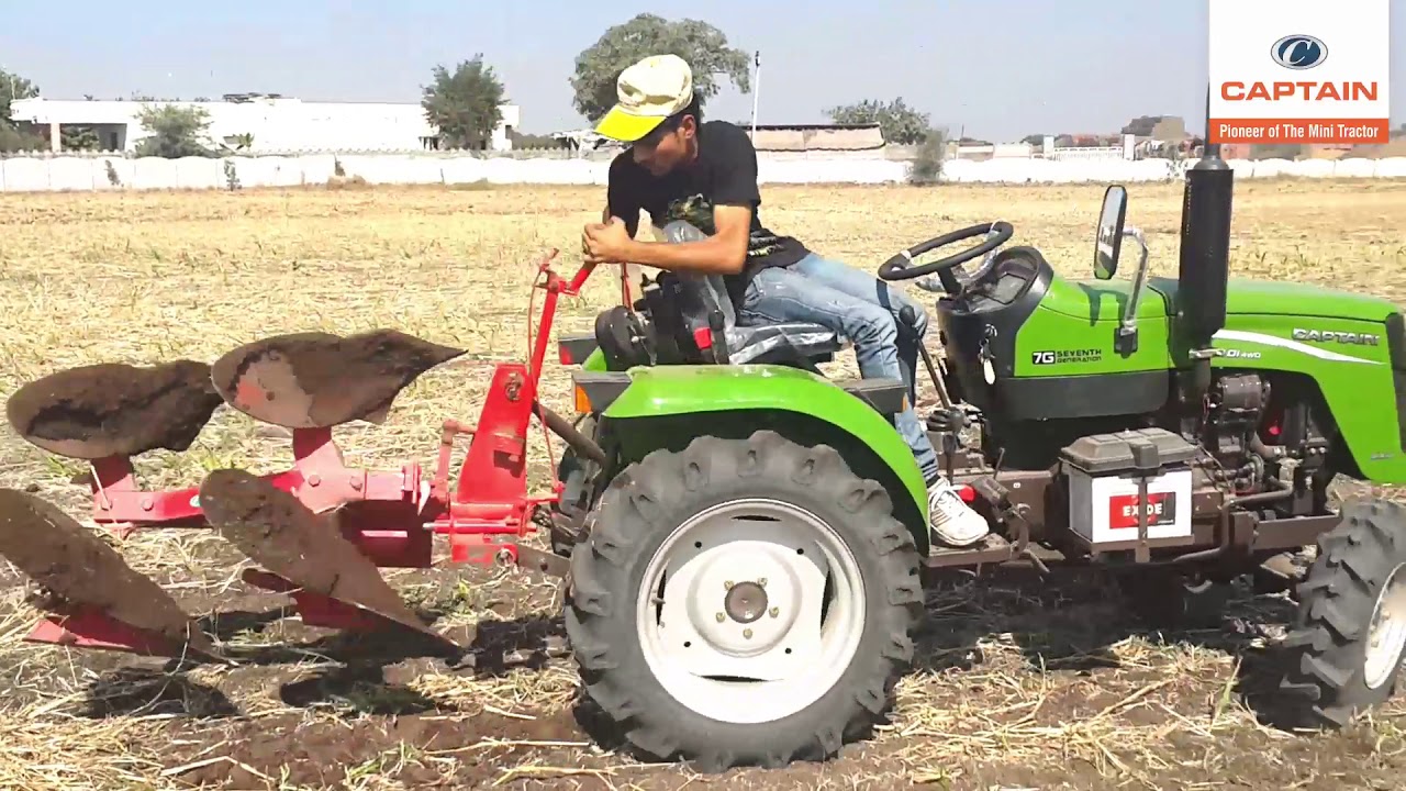 Captain Reversible Mould board Plough Domestic - YouTube