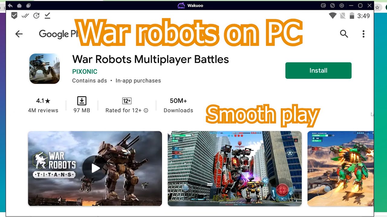 War robots on PC - How to download & use on Windows/ Laptop Smooth ...