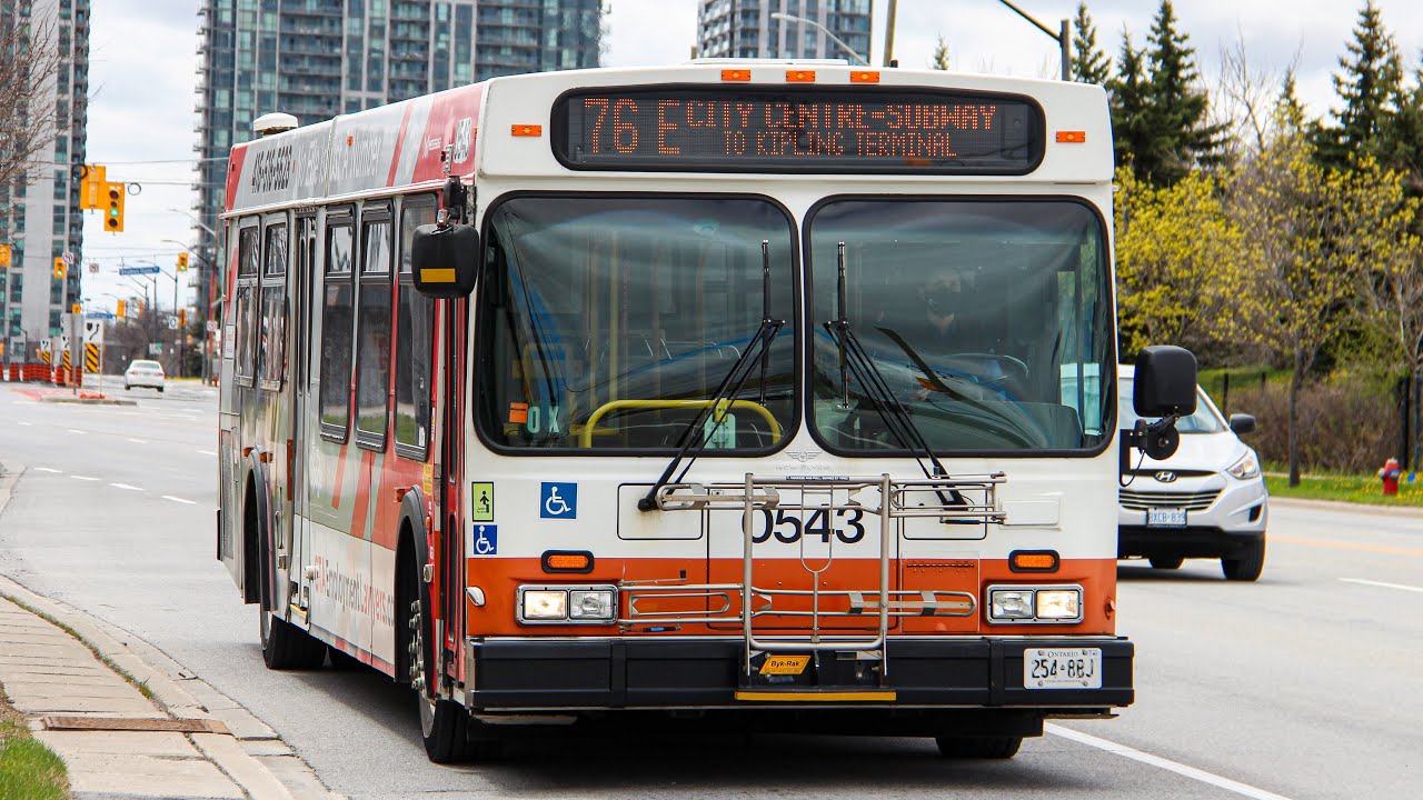 (Ride Video) Miway New Flyer D40LF 0543 on route 76 City Centre-Subway ...