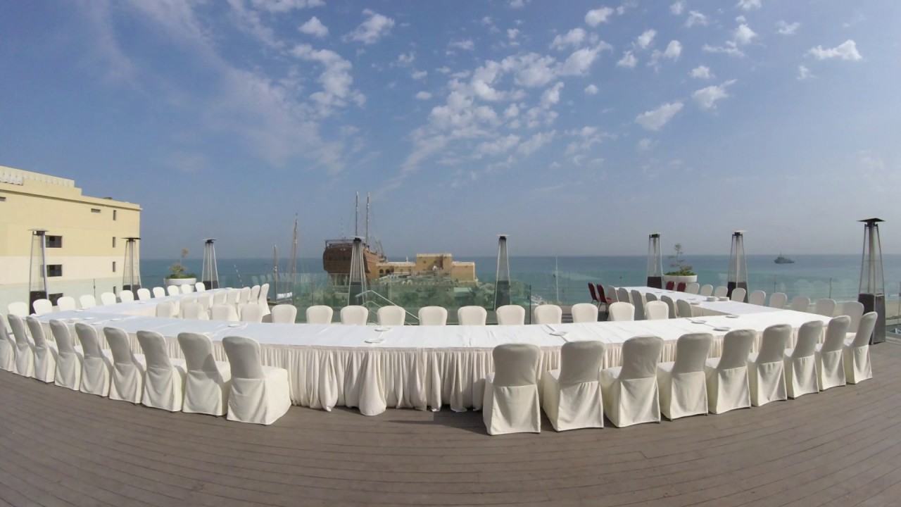 Mix wedding U shape setup - YouTube
