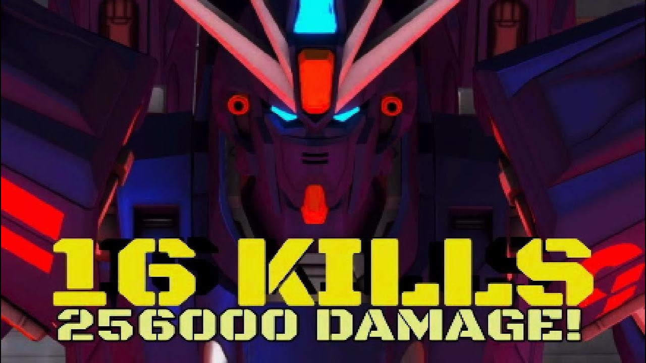 Gundam F91 16 Kills 256000 Damage! New Type Awakening Gameplay! PS5 # ...