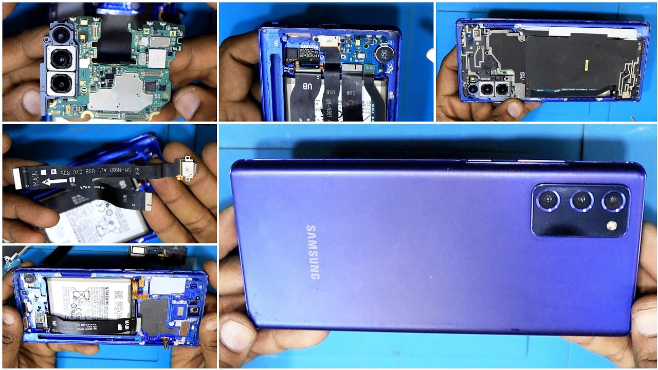 Samsung Galaxy Note 20 disassembly / Samsung galaxy Note 20 teardown ...
