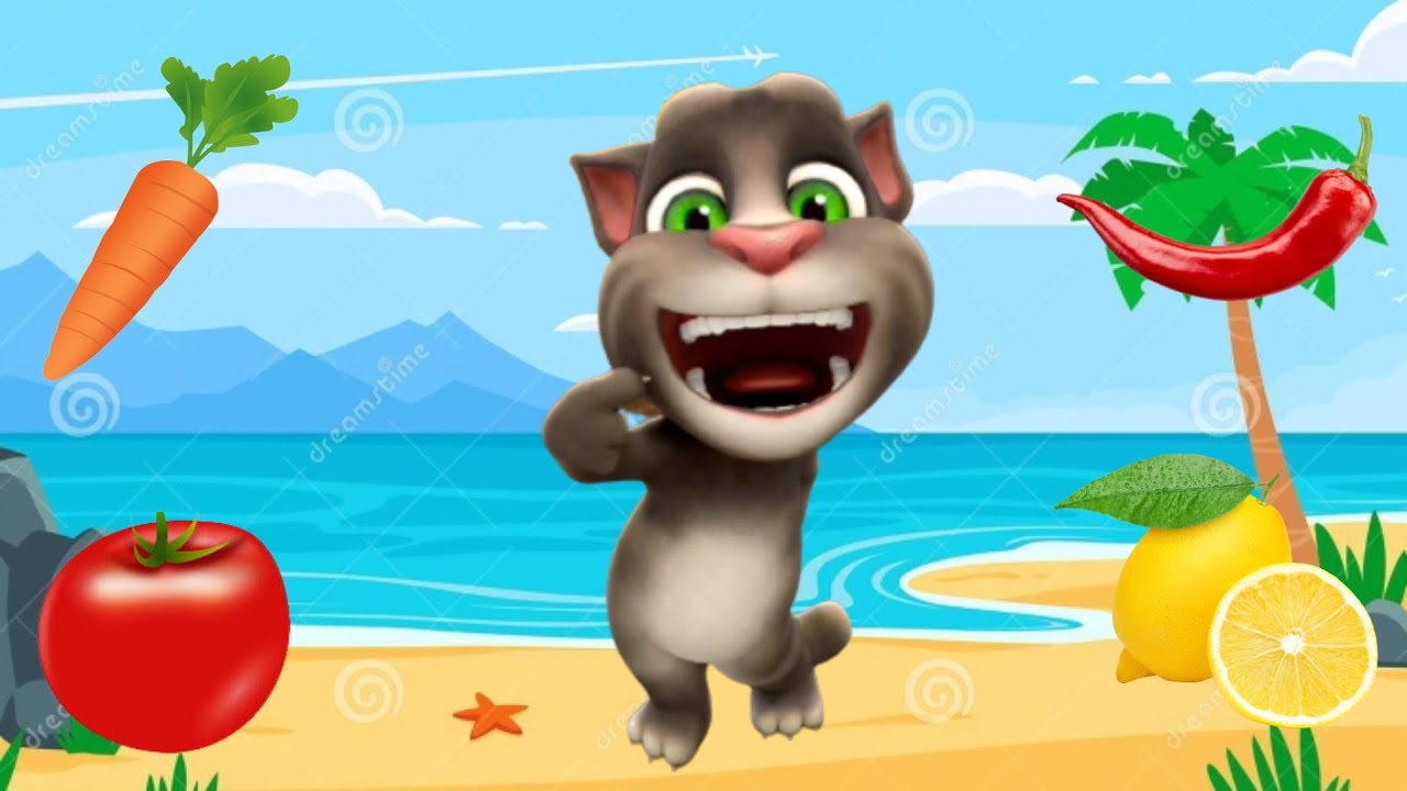 talking tom vegitable chilli eating video|tom sabjee mirch khaane ka ...