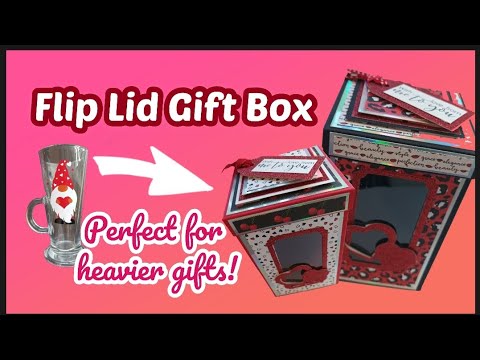 Flip Lid Gift Box with a window! - YouTube