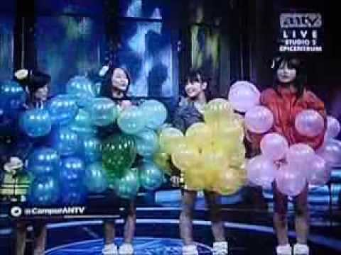 Little Game with Yuvi, Rona, Viny & Nadila JKT48 at Campur ANTV (16-12-2013)