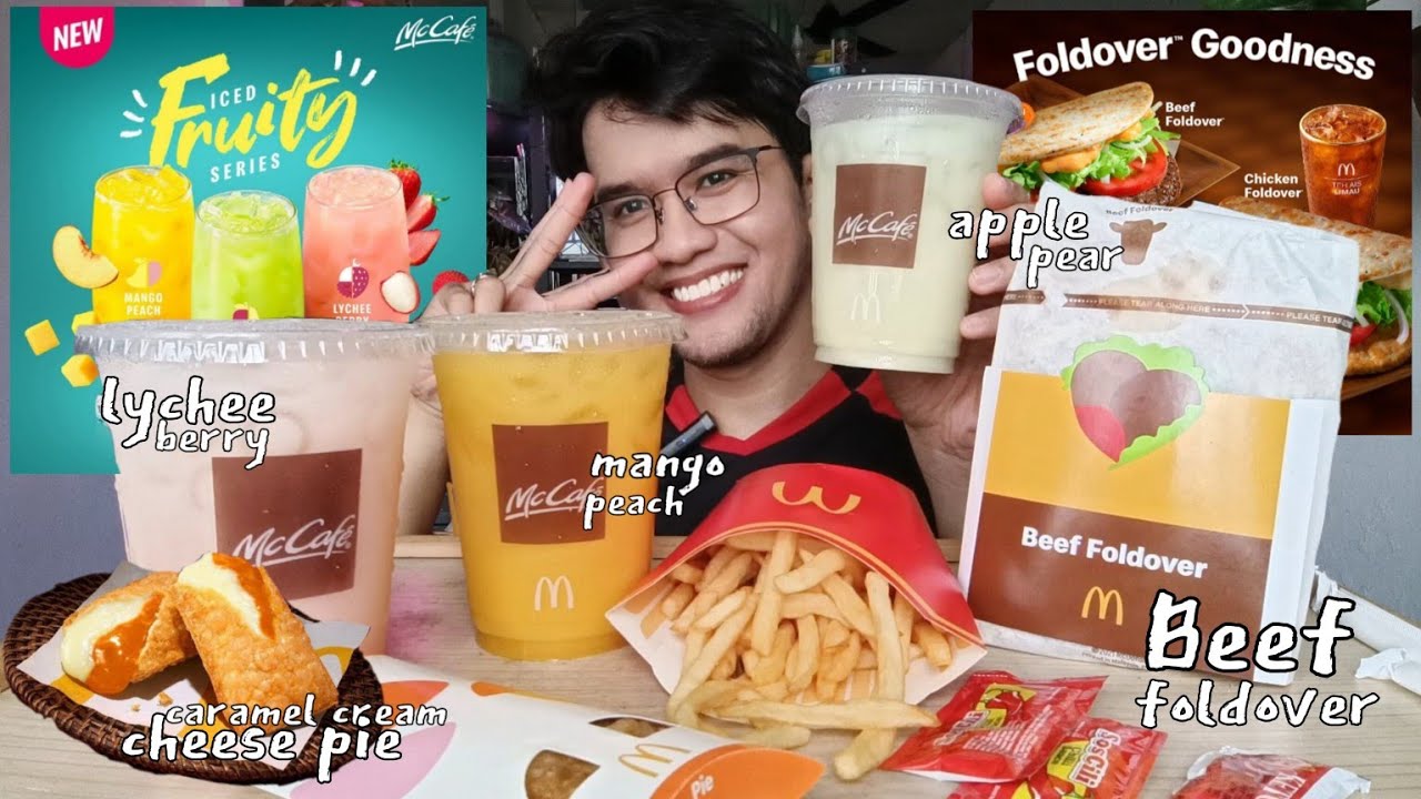 [BARU] MCDONALD'S McCafe Iced Fruity Series & [COMEBACK] McD Foldover ...