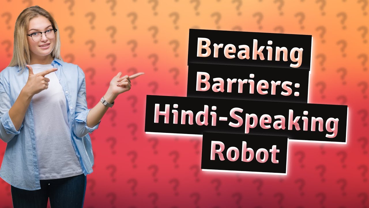 How Did Someone Create the World's First Hindi-Speaking Robot? - YouTube