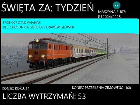 Maszyna EU07: RJ 2024/2025 #77 - 17.12.2024 - YouTube