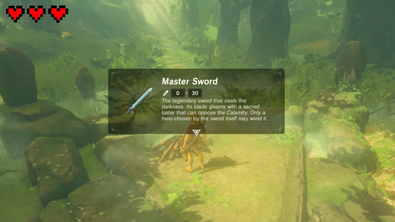 How to get Master Sword right after the great plateau - YouTube