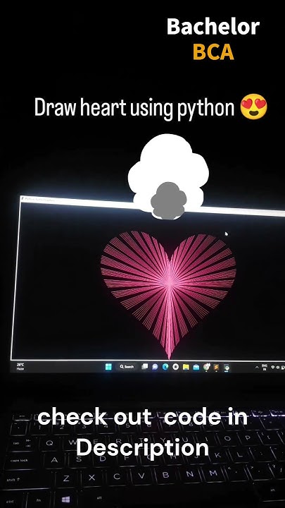 Draw Heart || python - YouTube