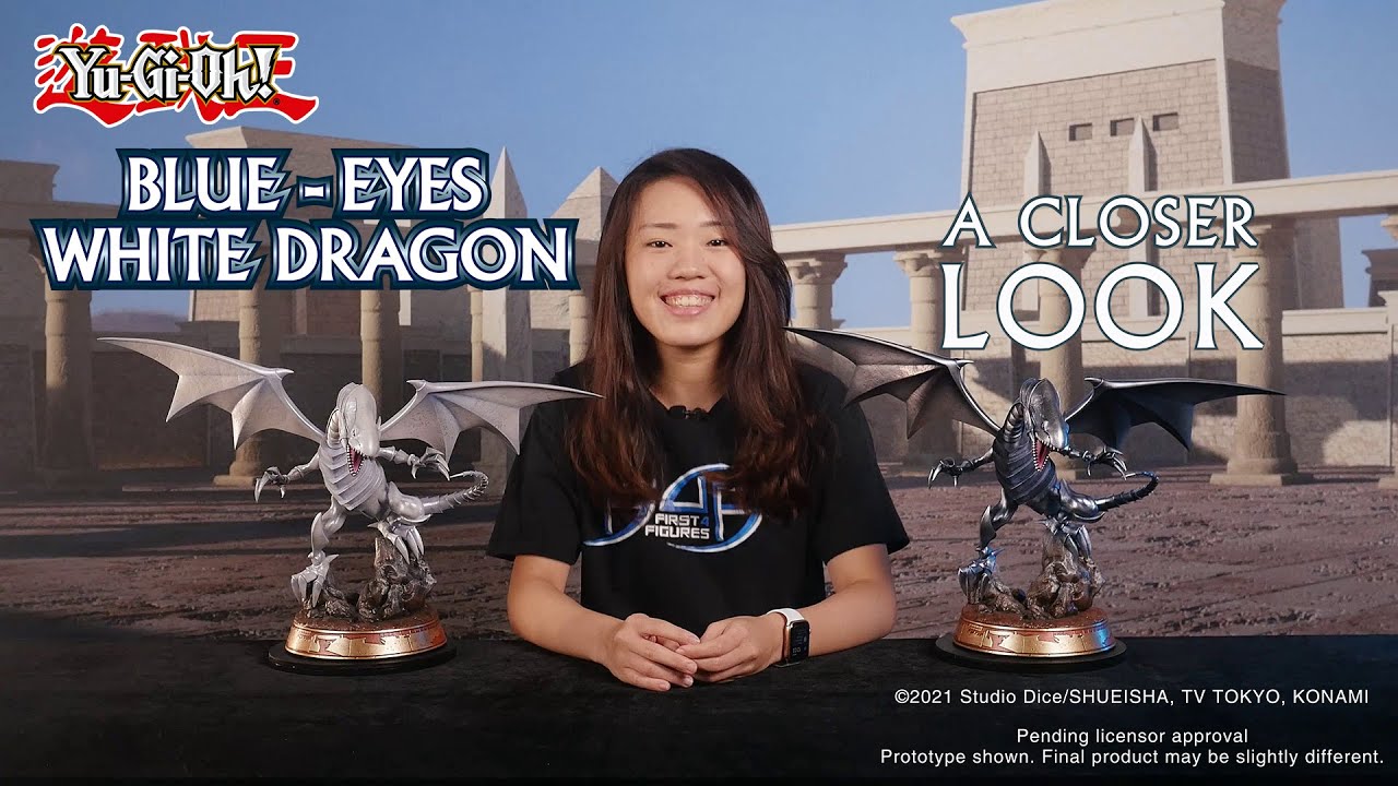 Yu-Gi-Oh! – Blue-Eyes White Dragon PVC Statue | A Closer Look - YouTube