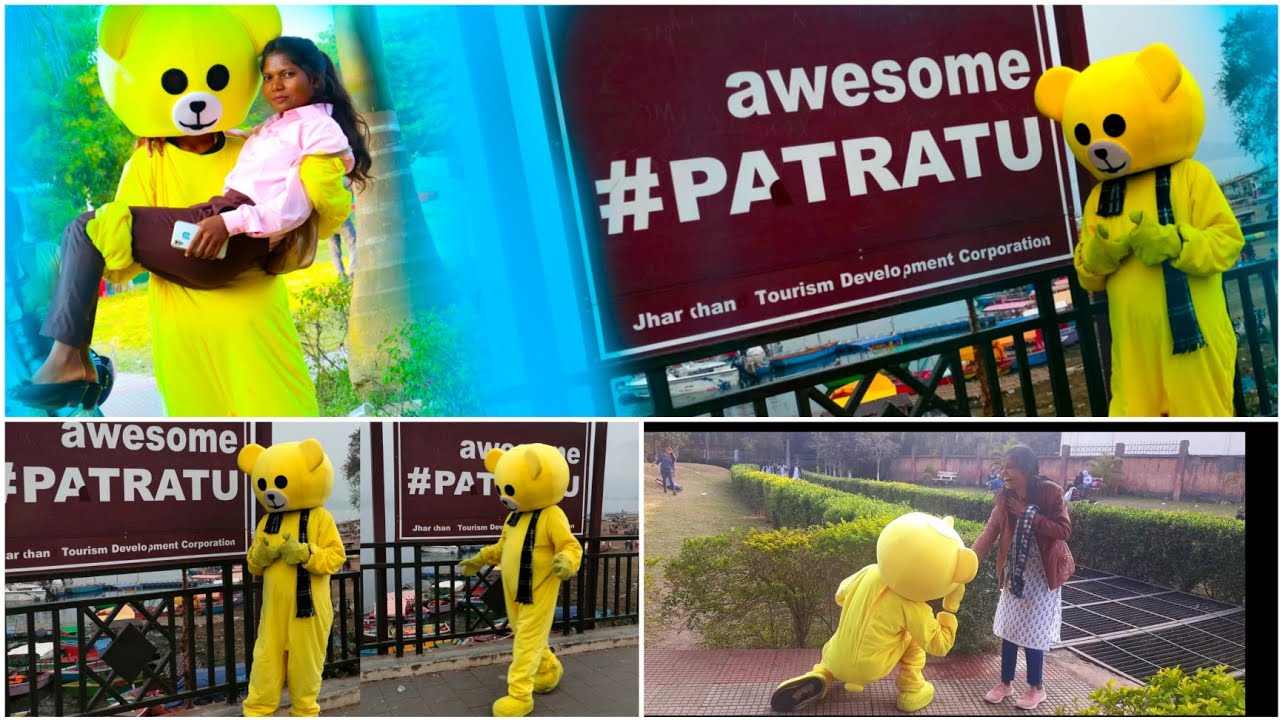 Teddy Bear Prank On Patratu dam/ Crazy Funny Reaction - YouTube