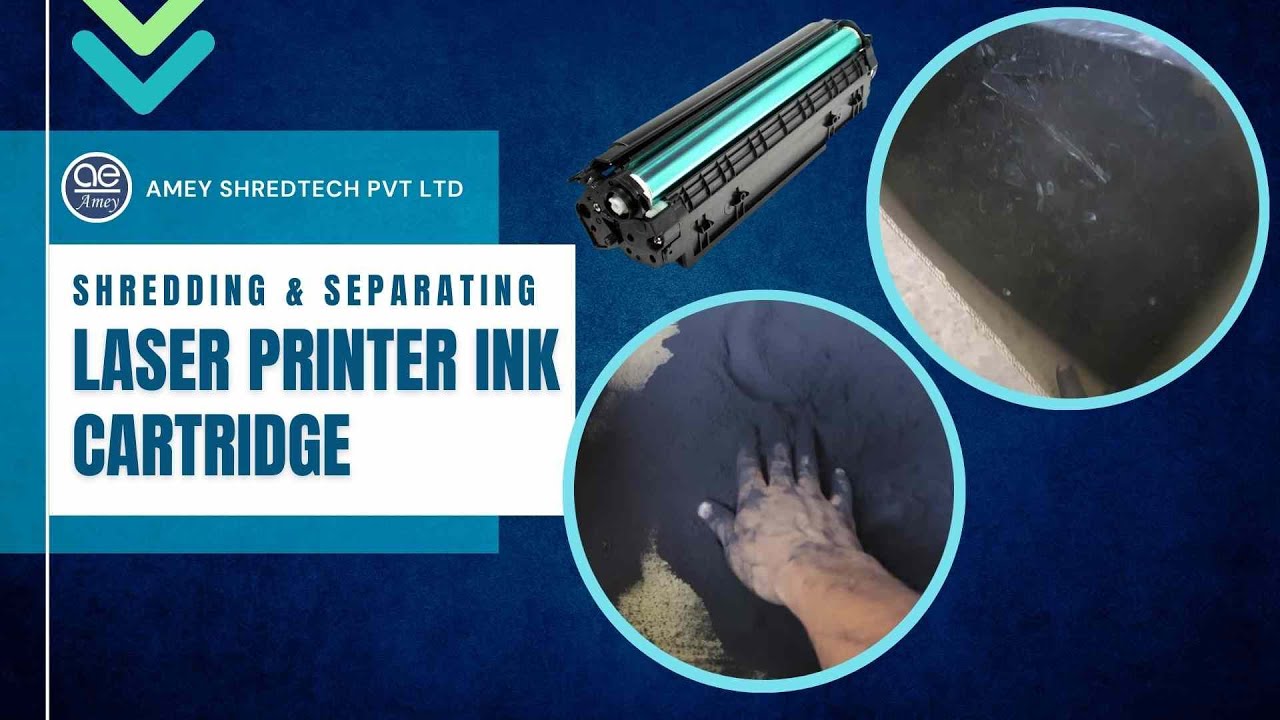 Laser Ink Jet Printer Cartridge Shredder Machine | Shredding Printers ...